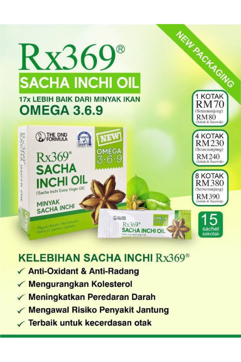 DND Health & Wellness Products by Dr Noordin Darus Sacha Inchi