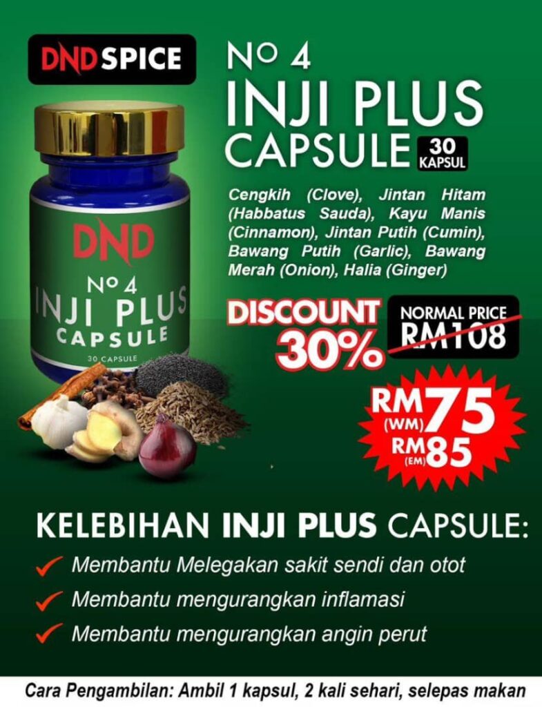 DND NO.4 INJI PLUS CAPSULE - DND Health Wellness
